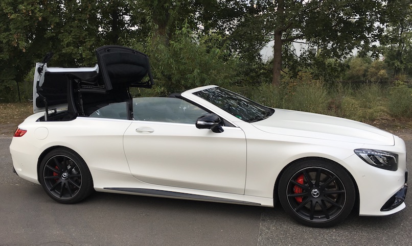 SmartTOP additional soft top control for the new Mercedes-Benz S ...